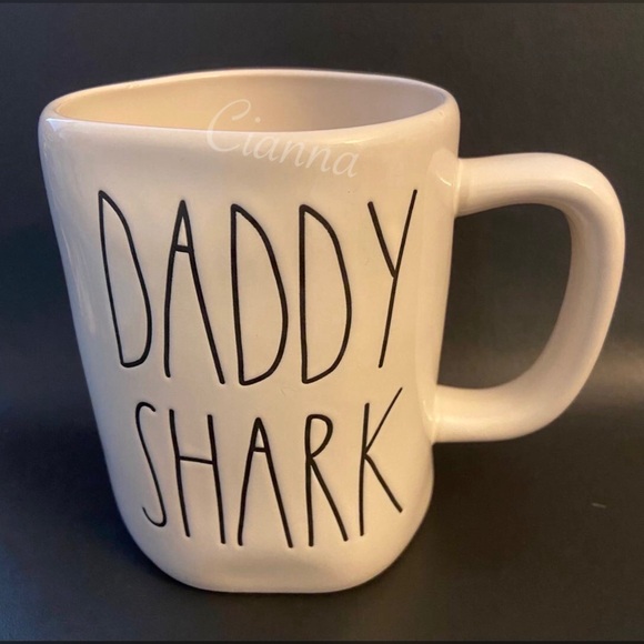 Rae Dunn | Dining | Rae Dunn Daddy Shark Mug | Poshmark